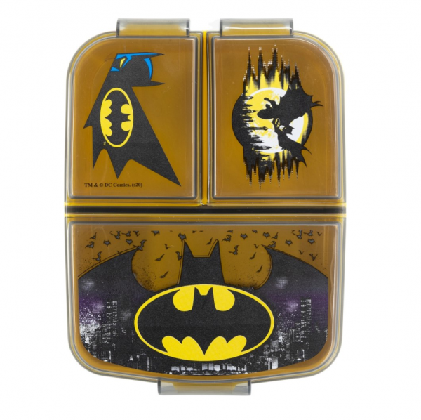 Batman Multi Compartment Lunch Box - Om General Supplies